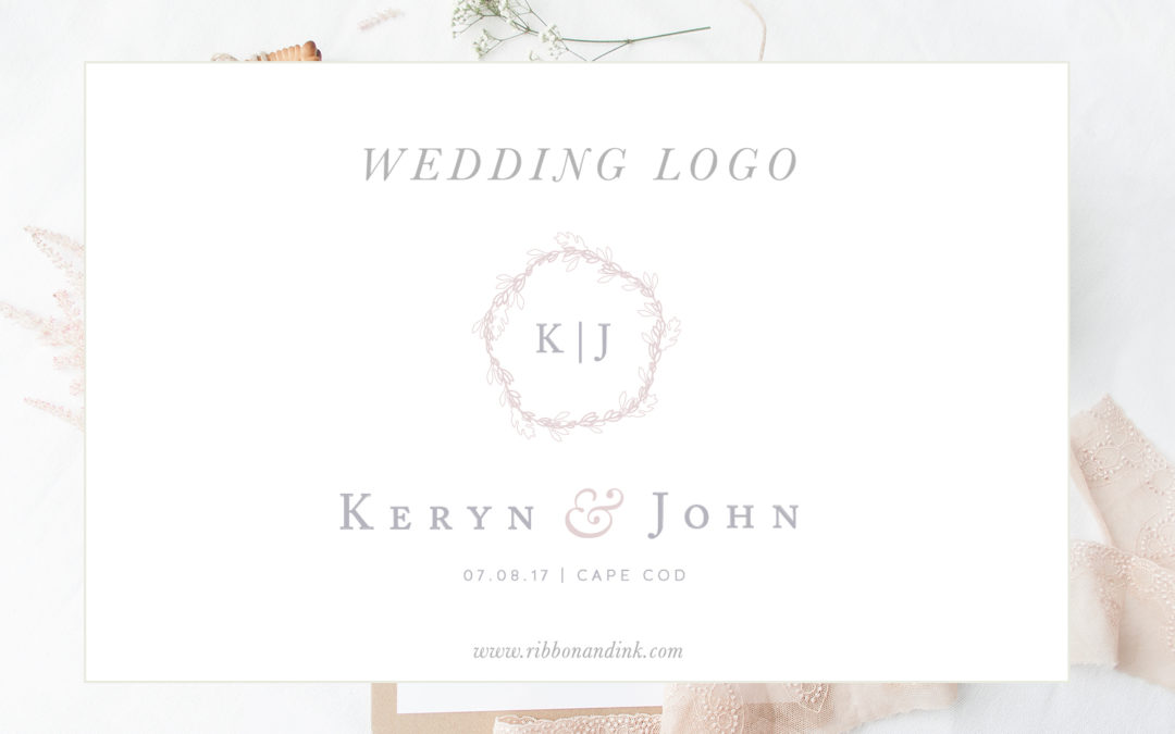 wedding-branding-wedding-logo-cape-cod-ribbon-and-ink - Ribbon & Ink ...
