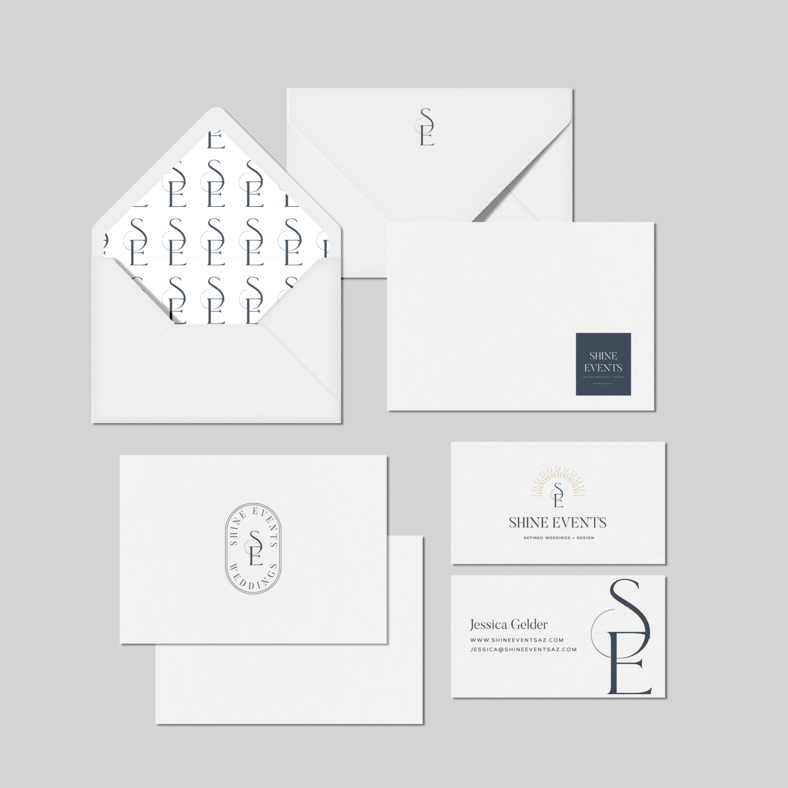 Custom Branding and Showit Website for Shine Events